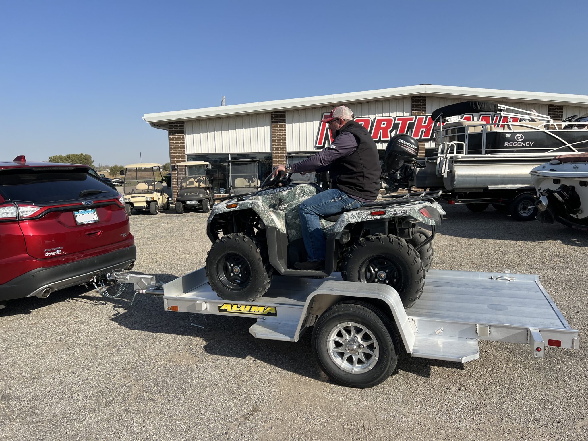 5410 TILT Utility Trailer | Aluma Trailers
